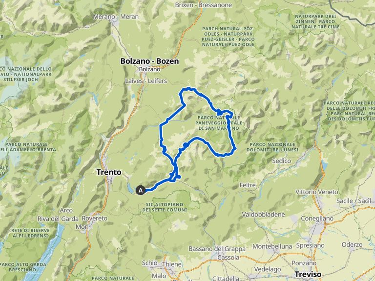 Grand Tour Lagorai MTB | mountain bike ride | Komoot